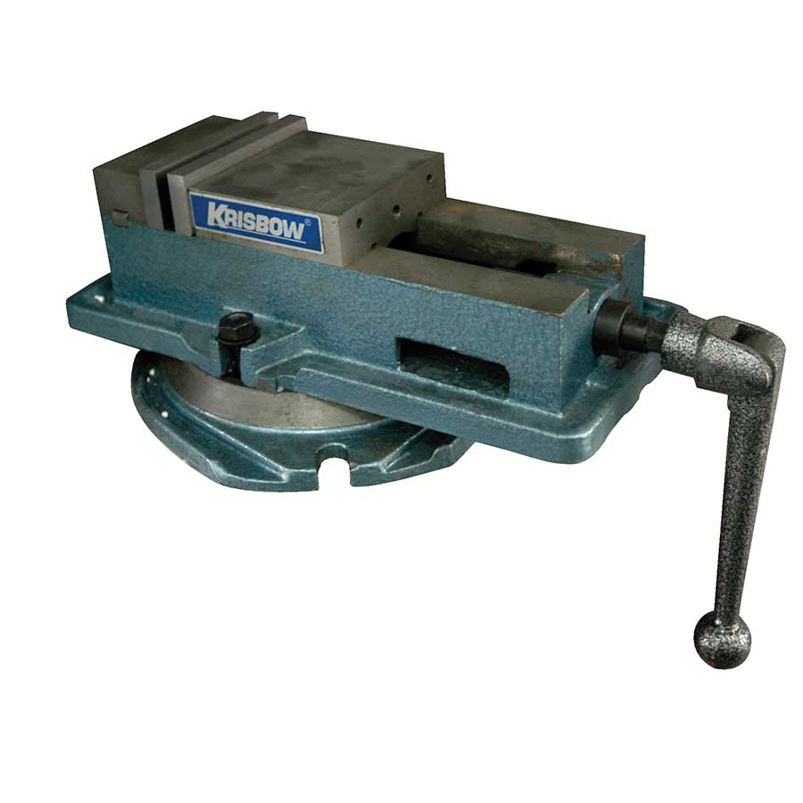 Jual BENCH VISE 6IN W/SWIVEL BASE KRISBOW Original | Kawan Lama Sejahtera