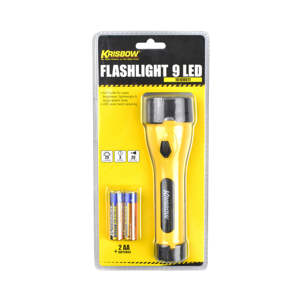 Jual LED FLASHLIGHT 150LM, 3XAAA ZOOMABLE ALU KRISBOW Original | Kawan ...