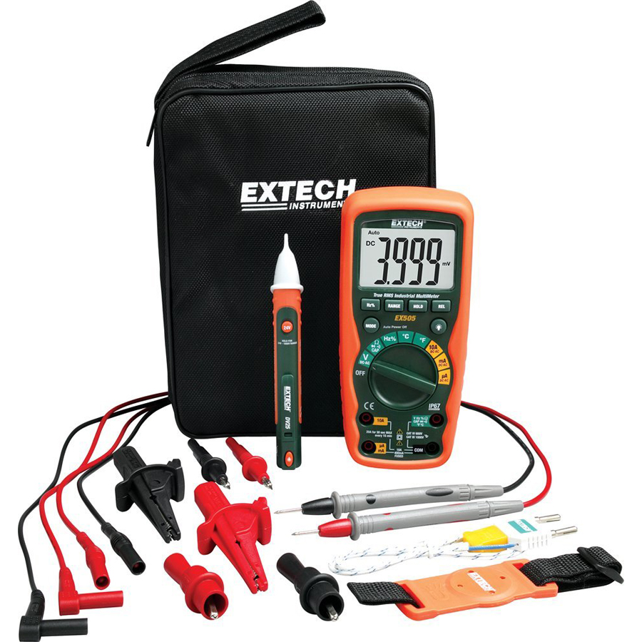 Jual MULTIMETER TRMS W/NCV TEMPERATURE EX355 EXTECH Original | Kawan ...