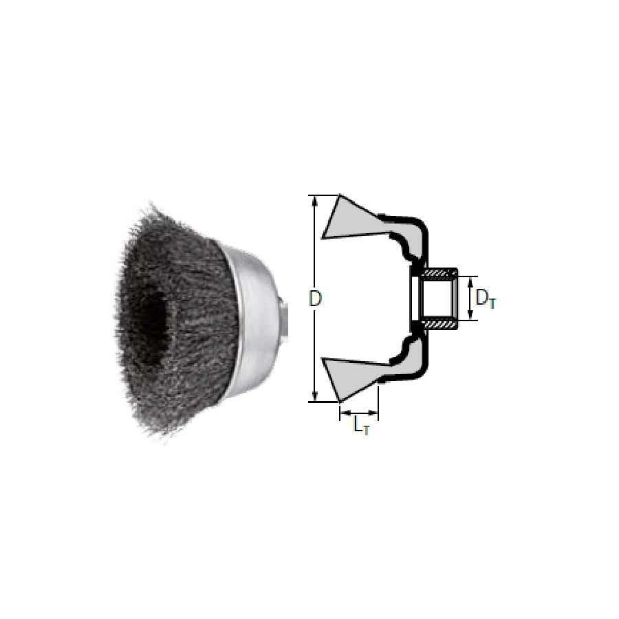 Jual BRUSH TBU6015/6 ST0.30SG 153352 PFERD Original | Kawan Lama Sejahtera