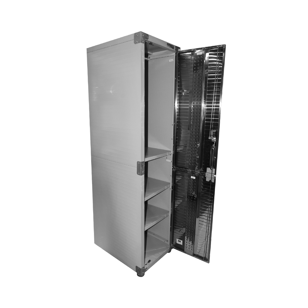 Jual LOCKER 4 DOORS SINGLE COLUMN LIGHT GREEN KRISBOW Original | Kawan ...