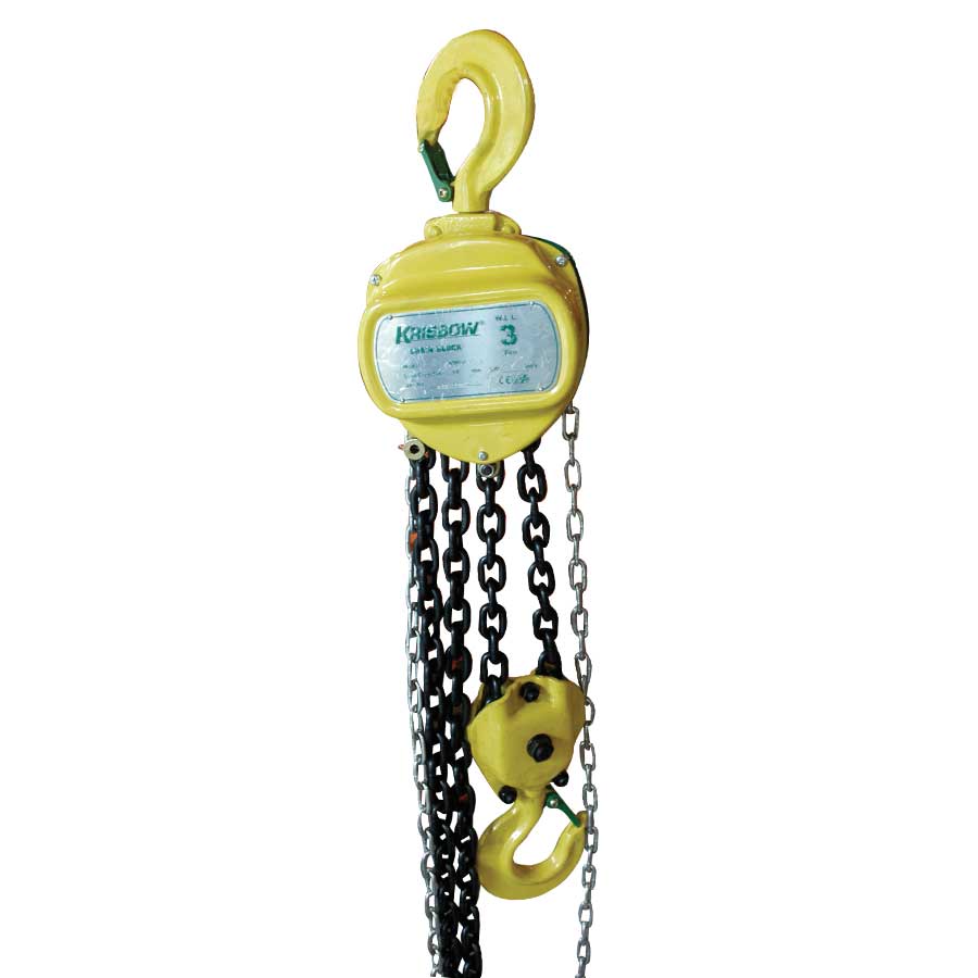 KRISBOW HEAVY DUTY CHAIN BLOCK 1.0TONX2.5M